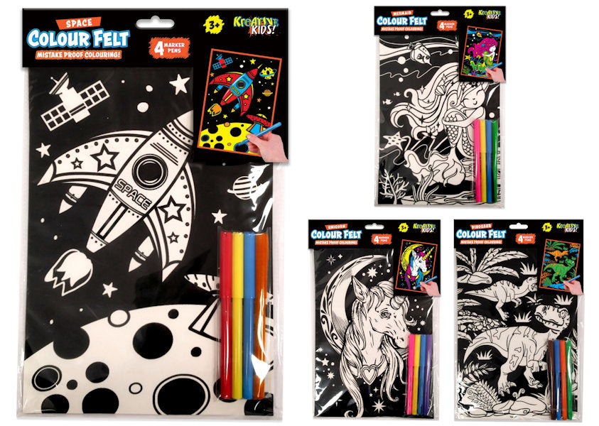 Velvet Art Colouring Set (12) | Wilsons Toys