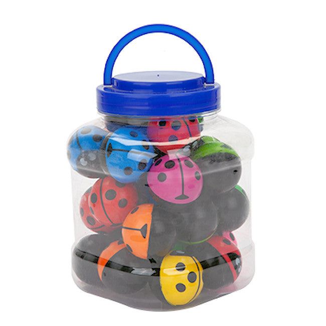 Ladybird design 45mm Bouncy Jet Balls (26) | Wilsons Toys