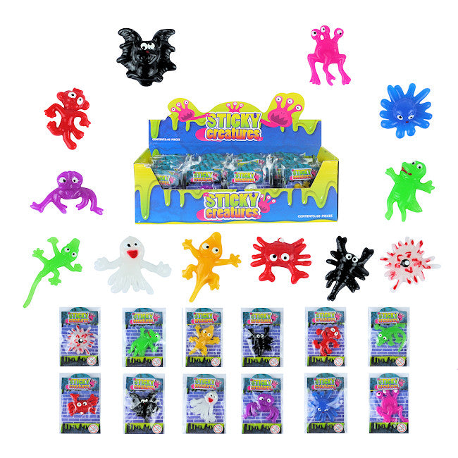 Mini Sticky Creatures (60) | Wilsons Toys