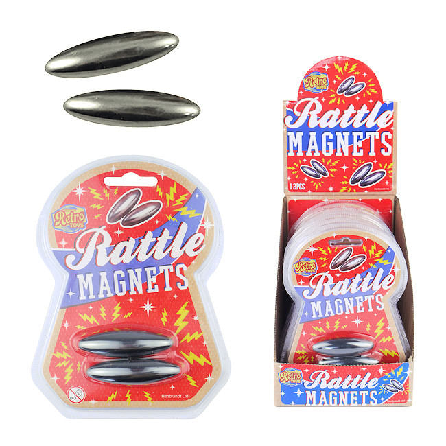 Retro Pack Rattle Magnets 2pc Set (12) | Wilsons Toys
