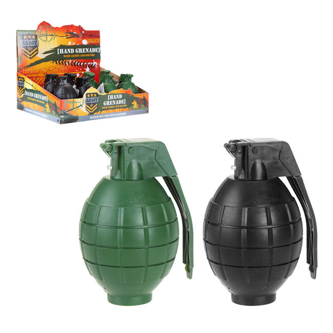 Military Toy Hand Grenade with Light & Sound (12) | Wilsons Toys